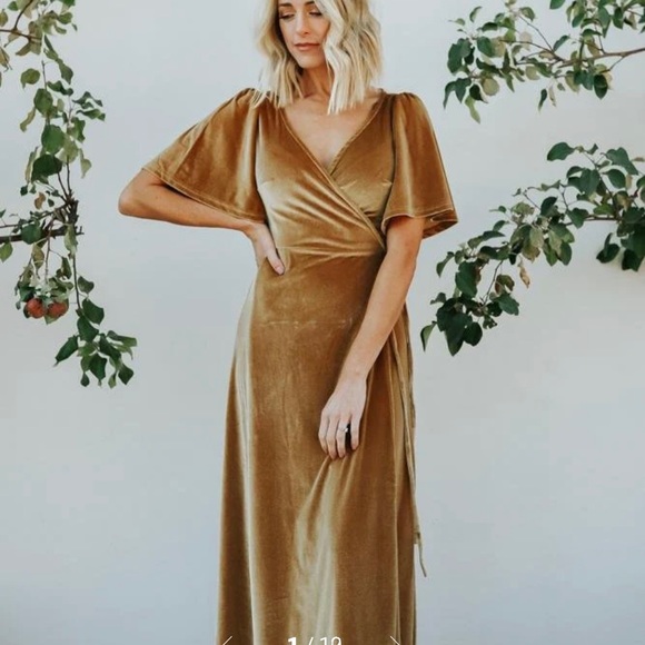 Baltic Born | Dresses | Baltic Born Velvet Maxi Dress | Poshmark